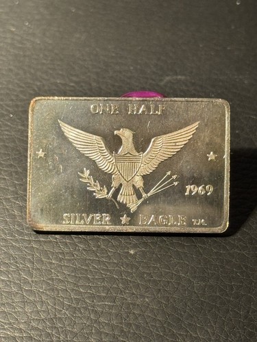 1969 1/2oz .999 Silver Foster One Half Eagles Nest Hercaimy Walla Walla ...