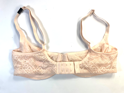 Vintage Victorias Secret Body By Victoria Unlined Lace Demi Bra 34d