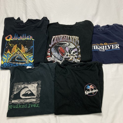 Lot Of 5 Quicksilver Shirts 3 Large (2 Medium) | eBay