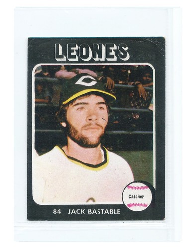 1976 Venezuelan Baseball Sticker JACK BASTABLE # 84 BEST QUALITY ...