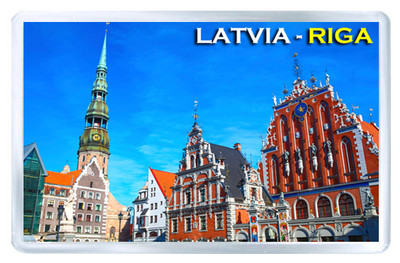 Lettonia Riga MOD2 Fridge Magnet Souvenir Calamita Frigorifero | eBay
