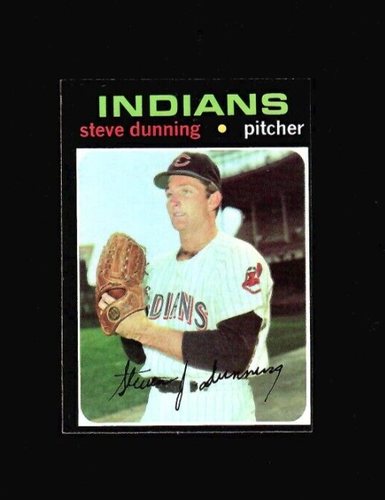 1971 Topps #294 STEVE DUNNING Indians NMMT (OC) | eBay