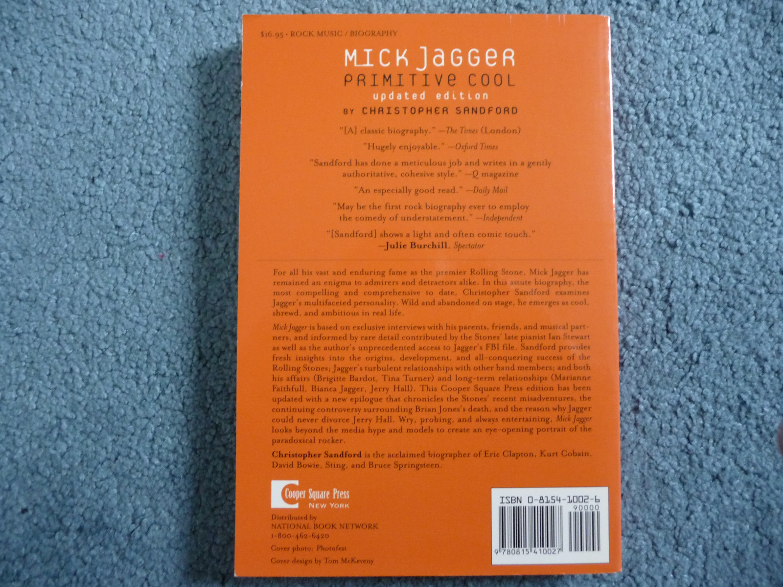 Christopher Sandford: Mick Jagger. Primitive Cool. Updated Edition ...