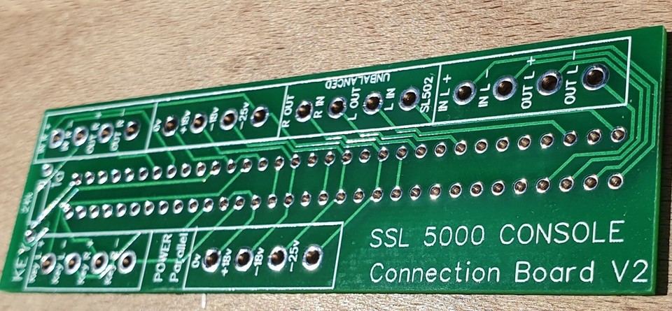 Solid State Logic SSL 5000 connection board to rack SL510 SL520 SL502 ...