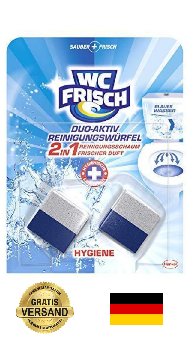 WC FRISCH Duo-Aktiv Reinigungswürfel für