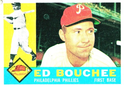 1960 Topps Ed Bouchee Philadelphia Phillies #347 | eBay