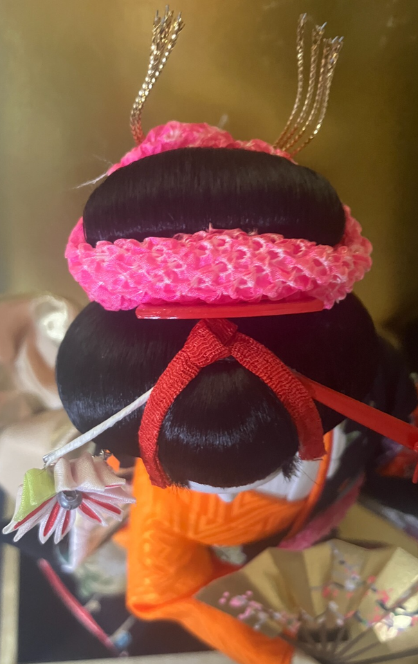 Vintage Japanese Doll Kimono Geisha Maiko Fan Ohgi Suehiro | eBay