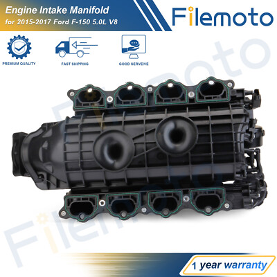 Engine Intake Manifold w/ Gasket for 2015-2017 Ford F-150 5.0L V8 FL3Z ...