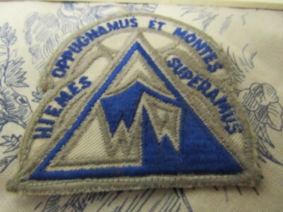 Vtg. Post WWII / KW US Army Northern Warfare School ET, CE, Pocket ...