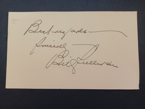 Billy Sullivan Jr. Signed Government Postcard (GPC) - White Sox ...