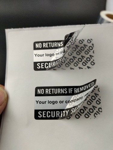 Warranty Void Stickers Tamper Proof Evident Labels sticker 50mm x 25mm ...