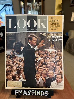 LL1 1964 RFK ROBERT KENNEDY The Cuban Missile Crisis Aug 25 LOOK ...