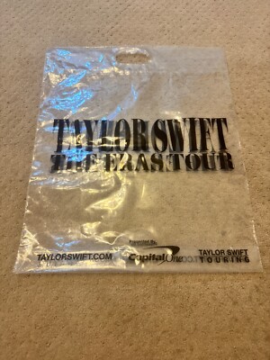 Official Taylor Swift The Eras Tour Merchandise Bag Clear Plastic ...