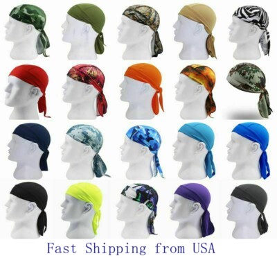 Durag Du-rag Headwear Head Wrap Skull Cap Doo Do Rag Bandana Headband ...