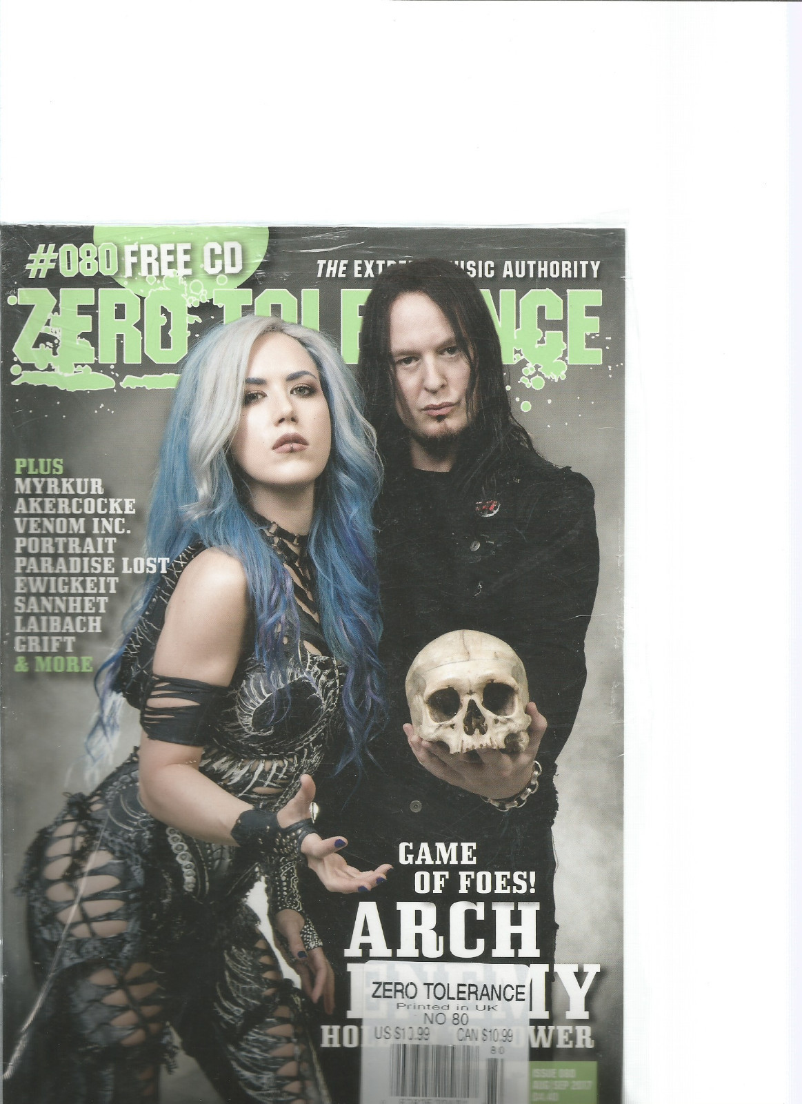 ZERO TOLERANCE MAGAZINE THE EXTREME MUSIC AUTHORITY #80 AUG|SEPT 2017 W ...