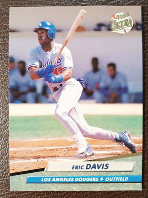 ERIC DAVIS LOS ANGELES DODGERS 1992 FLEER ULTRA BASEBALL CARD #503 | eBay