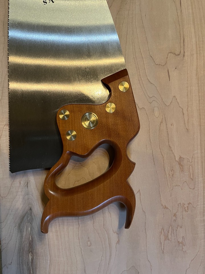 Bad Axe, Matched Pair 22" D8 Hand Saws, 10 PPI Cross Cut and 7 PPI Rip ...