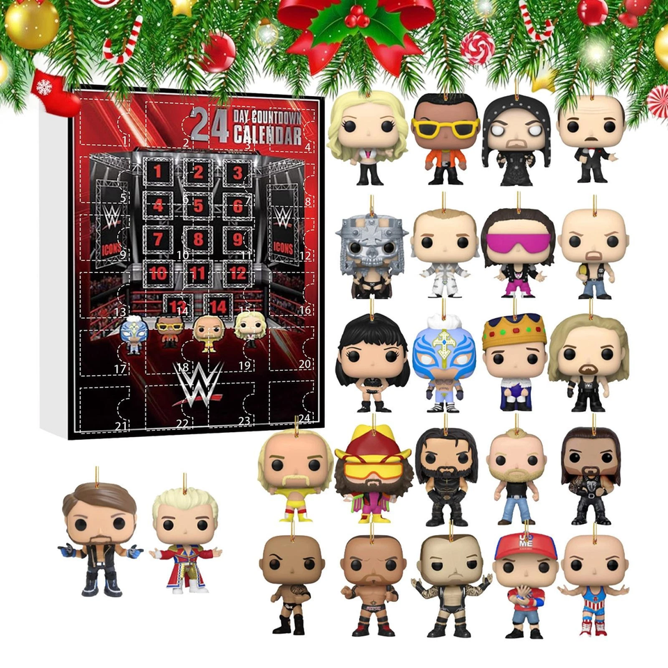 2025 WWE 24th Countdown Advent Calendar 24 Days Of Delicate 2D ...