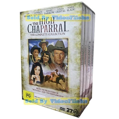 The High Chaparral Complete Series Seasons 1-4 DVD 27-Disc Box Set ...