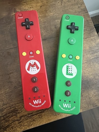 Wii Remote Plus Controller Set Mario & Luigi Edition for Wii/Wii U ...