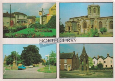 North Curry Somerset Multi Picture Postcard Unused | eBay UK