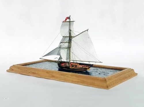 Hms Alert 1777 Sailboat 1:350 116mm Resin Waterline Ship Model Ship Kit ...