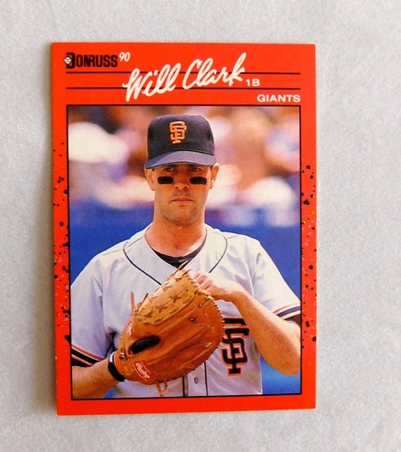 Will Clark Donruss 1990 Baseball Trading Card Giants #230 First Base | eBay