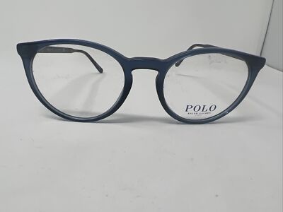 POLO Ralph Lauren PH2193 5276 49/19 146 blue round men’s eyeglass ...