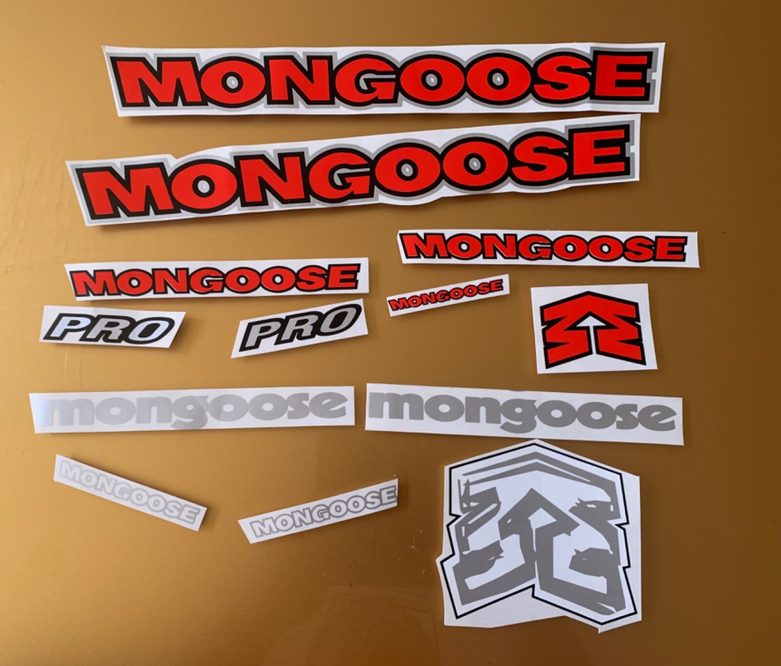 BMX NOS MONGOOSE Decals Stickers BMX Old School | eBay