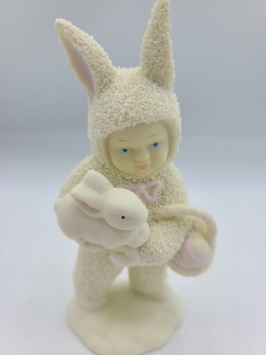 Department 56 Snowbabies easter with basket of eggs & bunny 5 inches | eBay