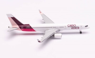 New! Herpa 534598 Cabo Verde Airlines Boeing 757-200 1:500 scale ...