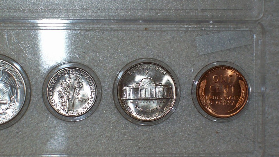 1944 MINT SET PHILADELPHIA MINT WITH SILVER NICKEL | eBay