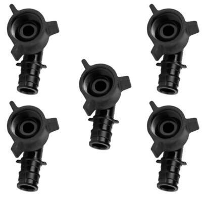 5PCS Poly Pex-A Expansion 1/2" x 1/2" Female NPT 90 Degree Elbow Swivel ...