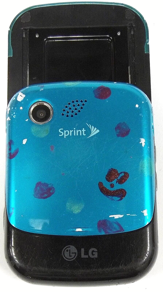 LG Remarq LN240 Slider Cell Phone | Blue and Black | Sprint | 2.5 in ...