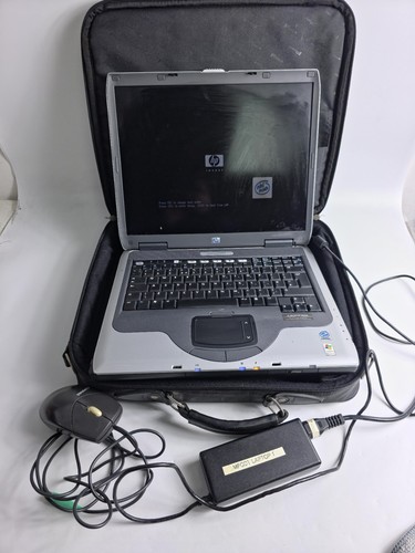 HP Compaq nx9010 Vintage Laptop + PSU Mouse Case | Boots/Power On | No ...