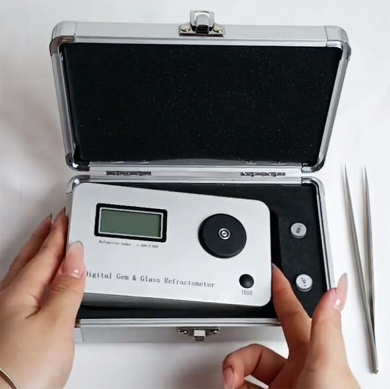 Digital Gem Refractometer Gemstone Diamond Refractive Index Inspection ...