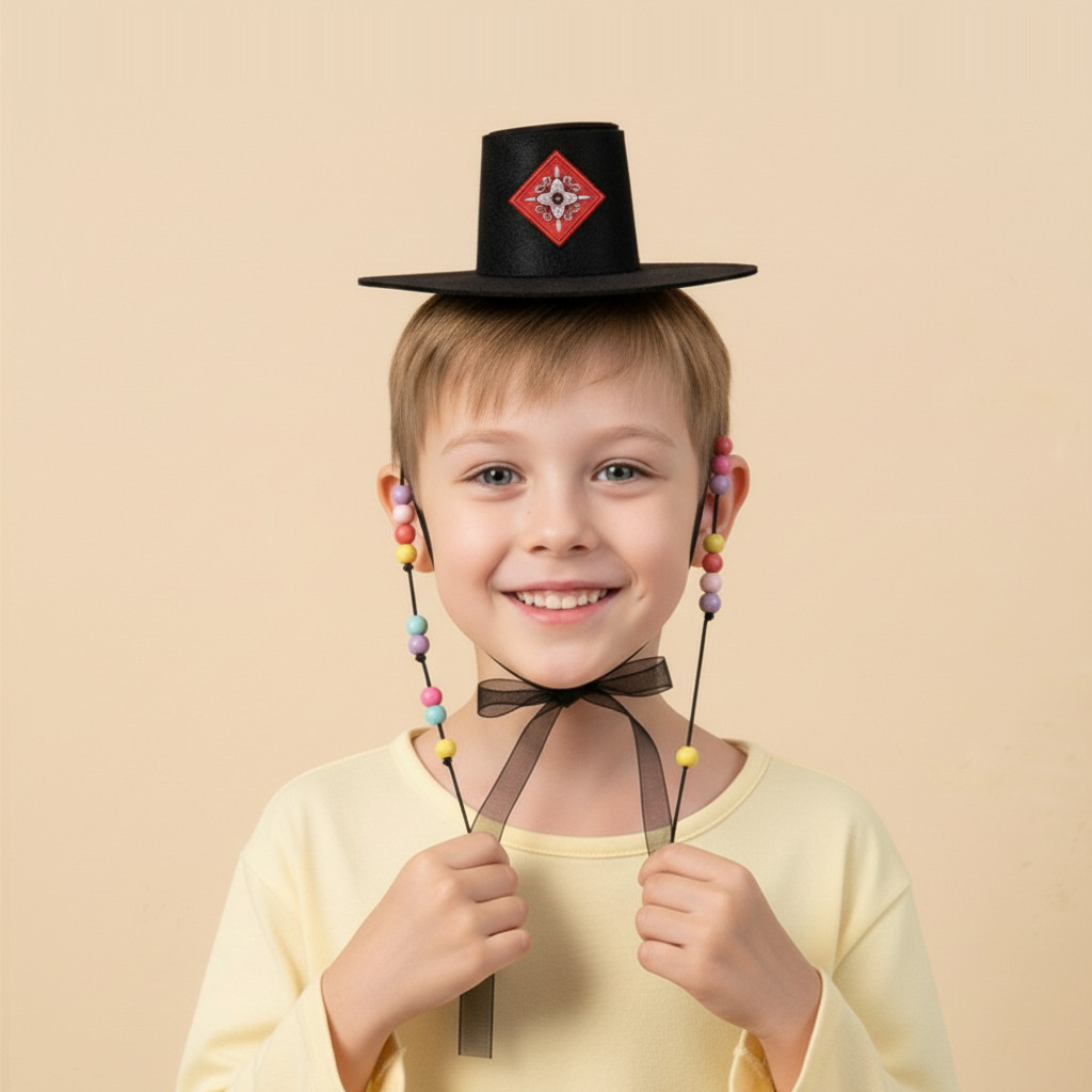 Saja Boys hat. DIY Korean traditional Hat. Korean gat