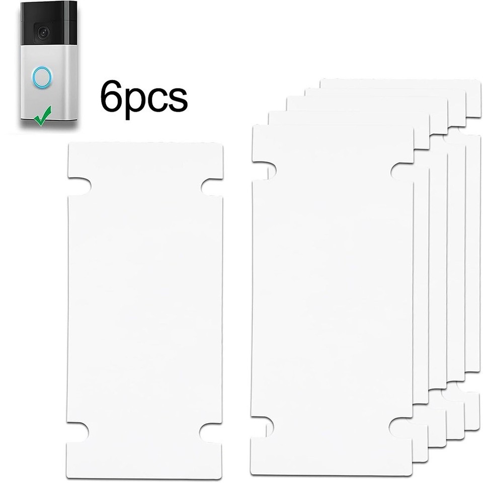 Double Sided Tape 6 Pack for No Drill Installation on For Ring Battery ...