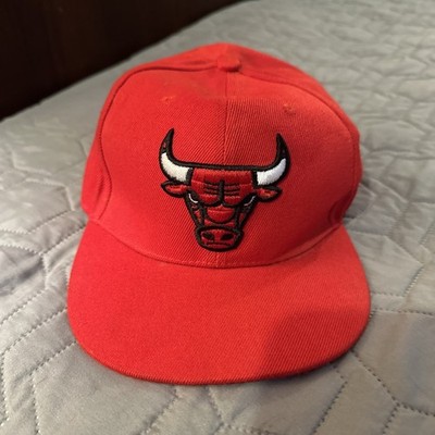 Chicago Bulls Logo NBA Red w/ Red Bill Strap Back Hat Cap | eBay