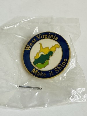 West Virginia Make It Shine Lapel Pin | eBay
