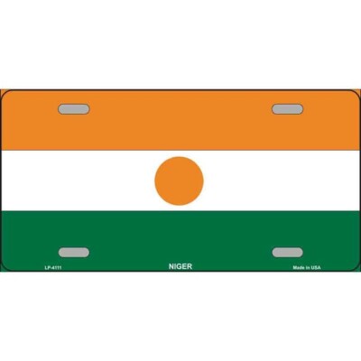 Niger Flag License Plate Metal Sign Plaque Art Car Truck Wall Home ...