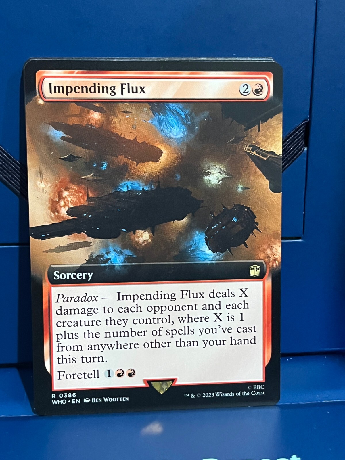 MTG Dr. Who Impending Flux Extended Art Rare NM/M WHO | eBay