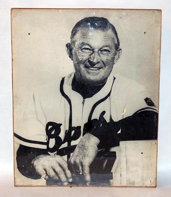 CHARLIE "CHUCK" DRESSEN 1960-61 MILWAUKEE BRAVES MANAGER 11X14 MOUNTED ...