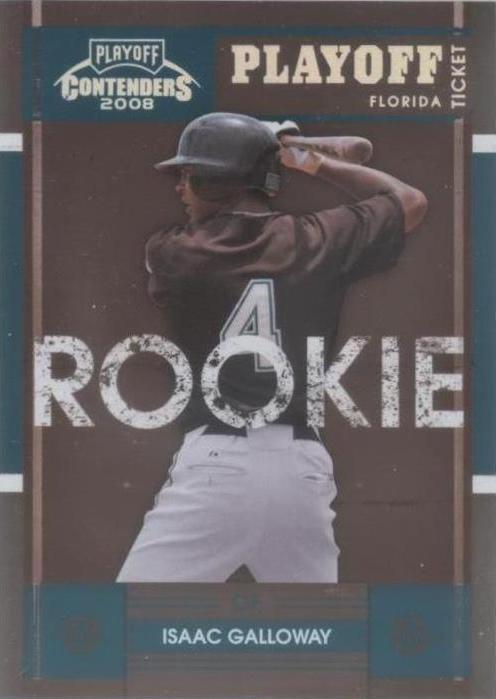 2008 Playoff Contenders - Isaac Galloway #85 Playoff Ticket /199 (RC ...