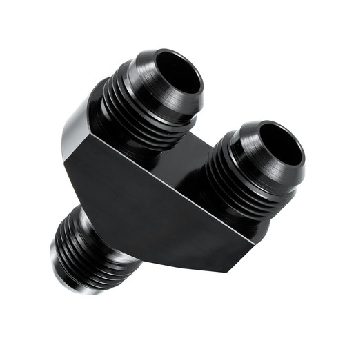 1pcs 10 AN "Y" Block Fitting Adapter Coupler 10/10/10 -10/-10/-10 Black ...
