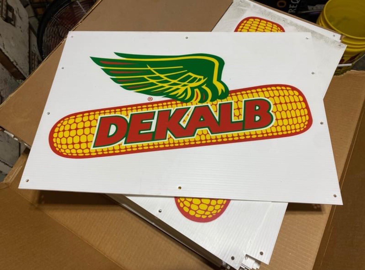 Dekalb Signs - Corrugated Plastic Material - 23 Total | eBay
