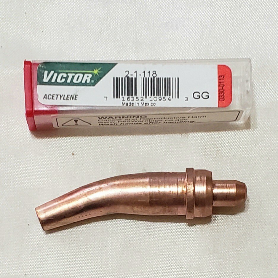 Victor 2-1-118 Acetylene Cutting Torch Tip Gouging Scarfing Fits CA2460 ...