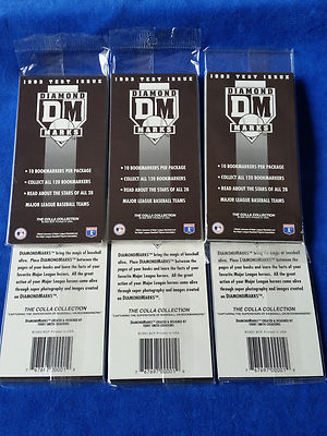 1993 Diamond Marks Baseball Packs Lot Of 6 Packs - 10 Cards Per Pack | eBay