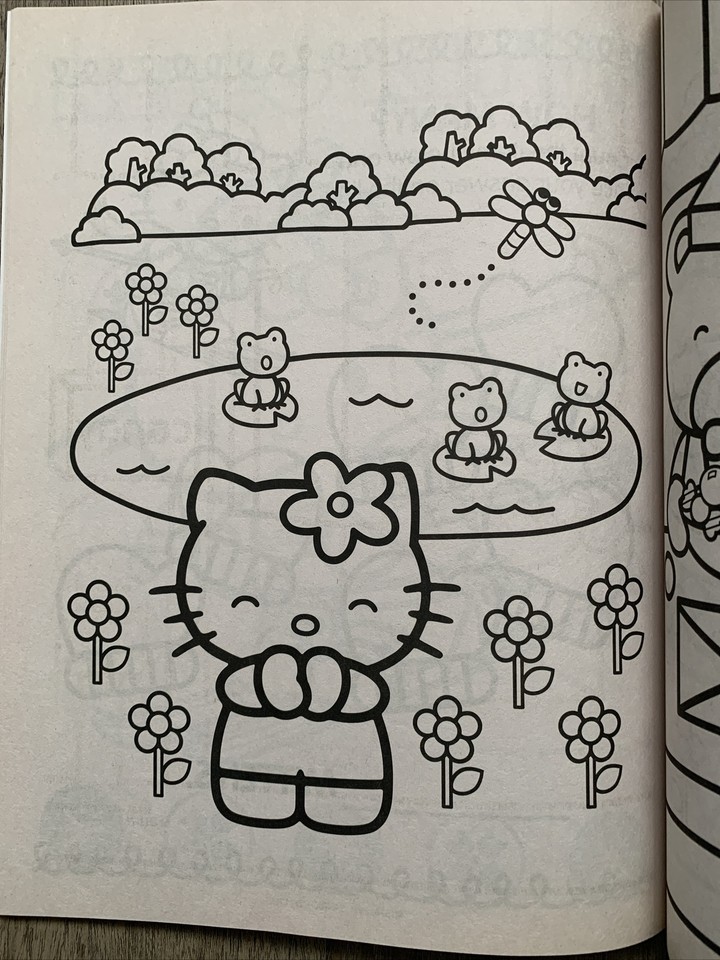 2011 Hello Kitty Coloring & Activity Book Colouring Includes Stickers ...