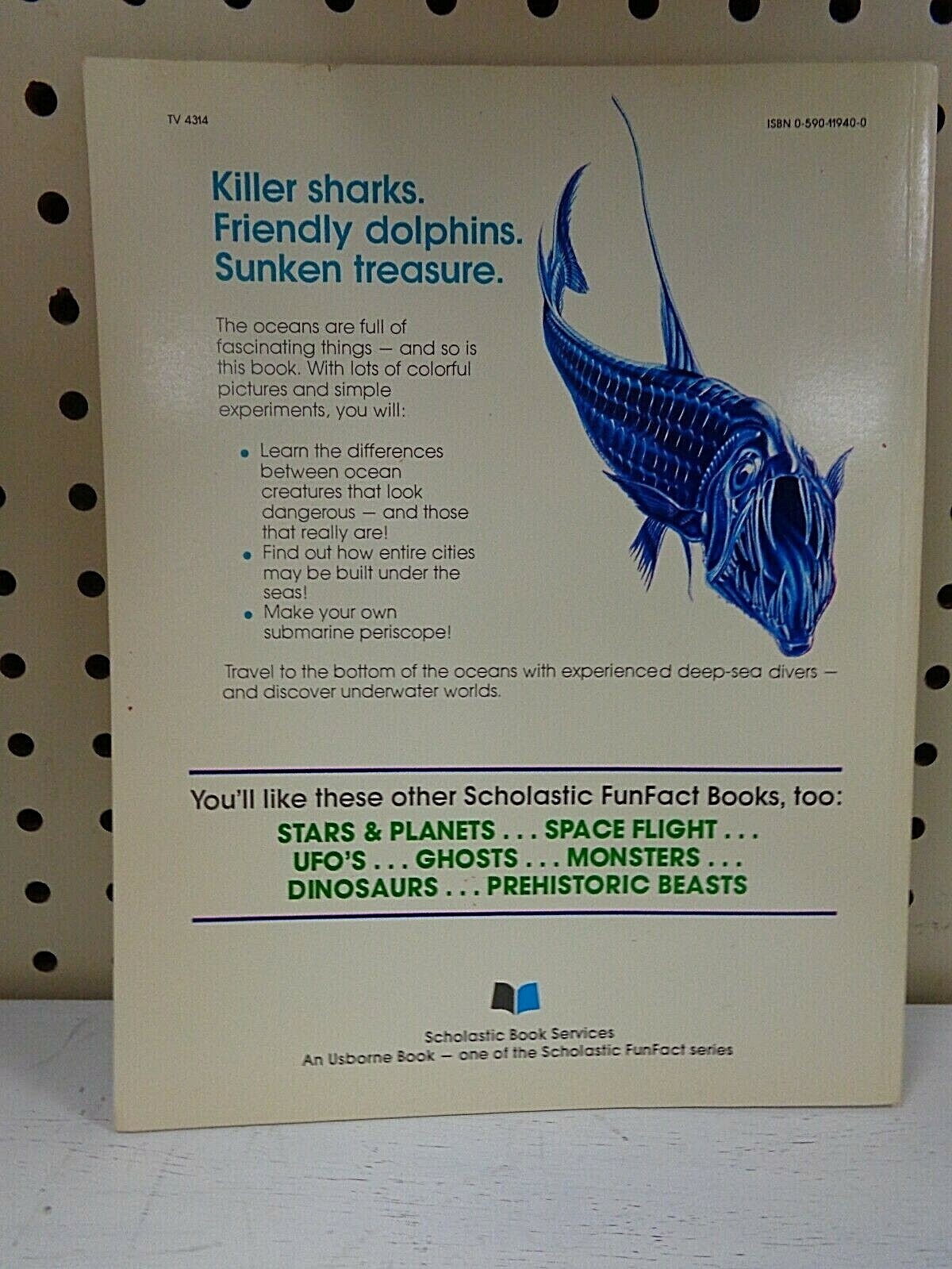 Vintage 1977 Rare The Scholastic Funfact book of Underwater Worlds for ...